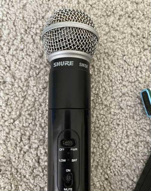 Радиомикрофон shure sm58 ориг