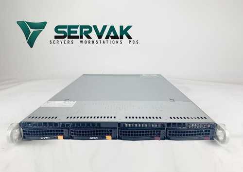 Сервер Supermicro 6018R 2xNVMe 2xE5-2643v3 256GB