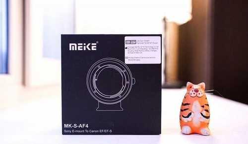 Адаптер meike MK-S-AF4 Canon EF to Sony E (новый)