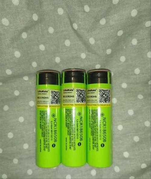 Аккумуляторы 18650 3400mAh NCR18650B