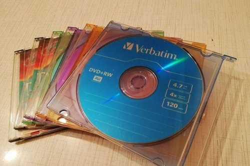 Диски DVD+RW 4.7гб 4х