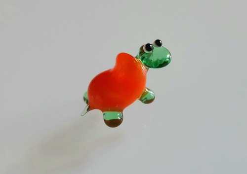 Фигурка Черепаха миниатюра из стекла