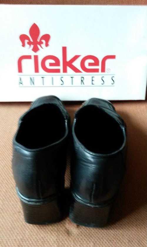 Туфли из натуральной кожи, Rieker antistress