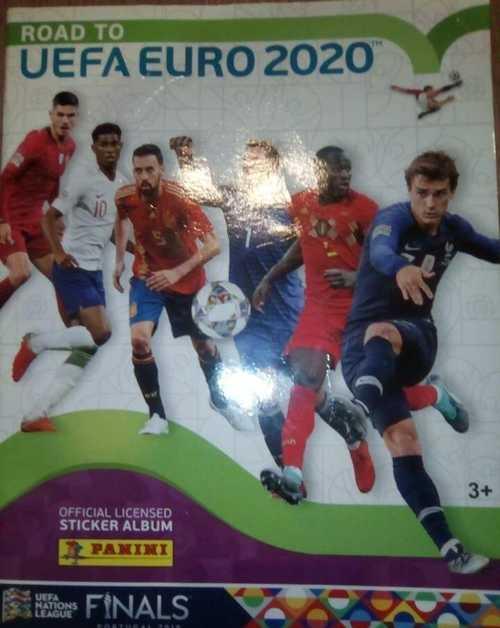 Наклейки panini road to euro 2020