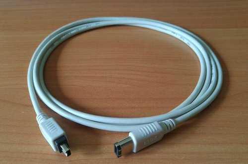 Кабель ieee 1394 (FireWire, i-Link) 4/6pin 1.8m