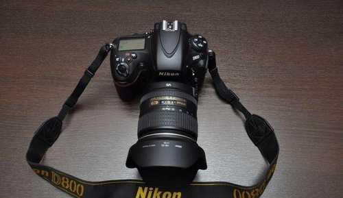 Фотоаппарат Nikon D800 + AF-S Nikkor 24-120mm