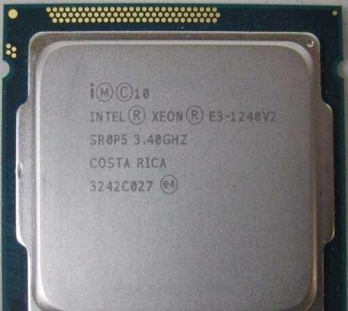 Процессор intel xeon e3 1240 v2