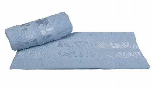 Махровое полотенце 100x150 versal голубой