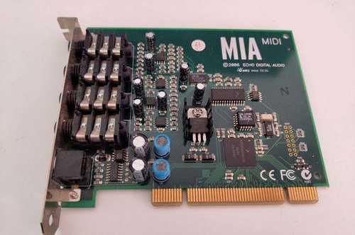 Звуковая карта Echo Mia midi PCI