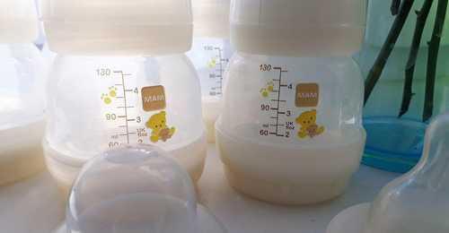 Бутылочка для кормления MaM 130 мл. 6 шт. + пустыш
