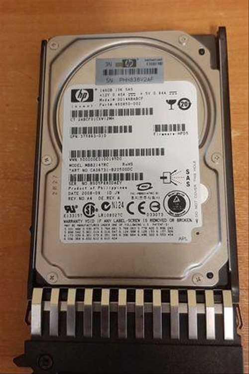 Жесткий диск HP SAS 146 Gb 10K