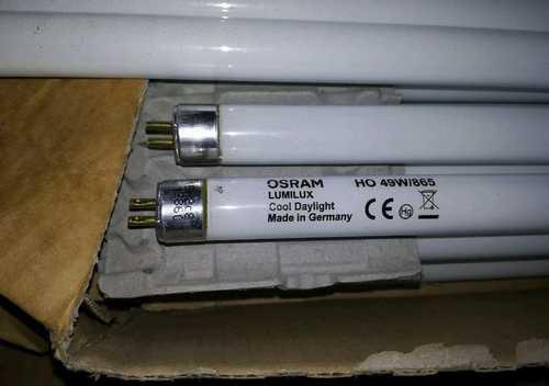 Лампы люминесцентные osram HO 49W/865, d16ммx1449м