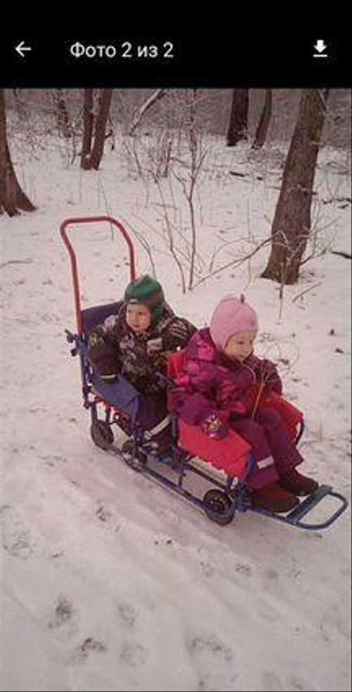 Санки для двойни