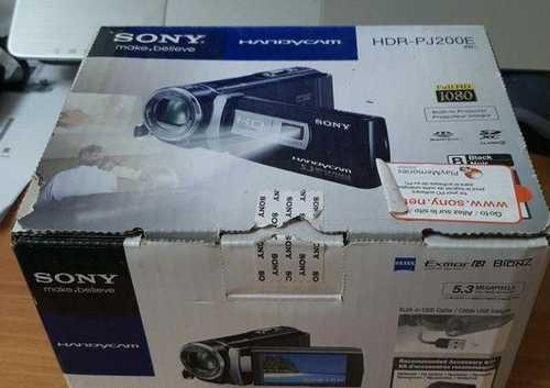 Видеокамера sony HDR-PJ200E