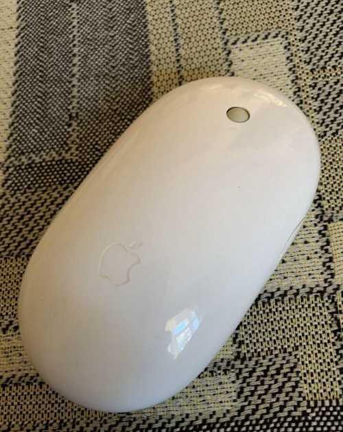 Беспроводная мышь Apple Mighty Mouse. Работает