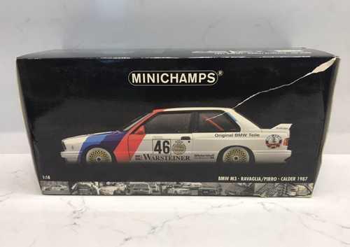 BMW E30 M3 #46 ravaglia minichamps 1:18