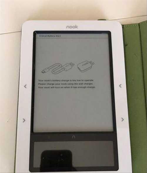 Электронная книга Barnes&Noble Nook с обложкой