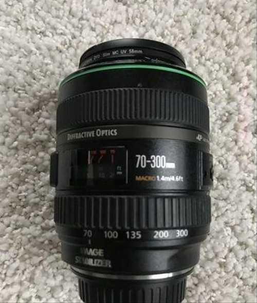 Canon 70-300 macro1.4/4.6ft