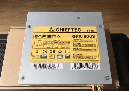 Блок питания Chieftec GPA-500S 500W