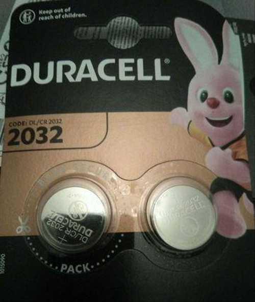 Батарейки duracell 2032
