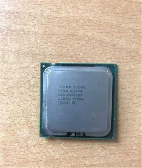 Процессор intel celeron E3400 2.60 ghz