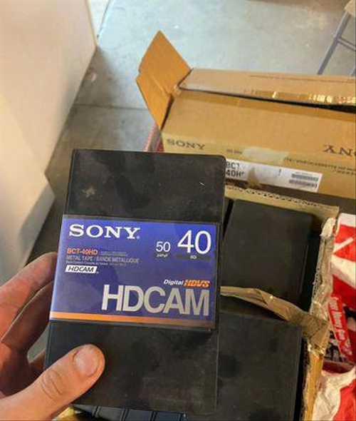 Кассеты Sony и Fuji hdcam 40