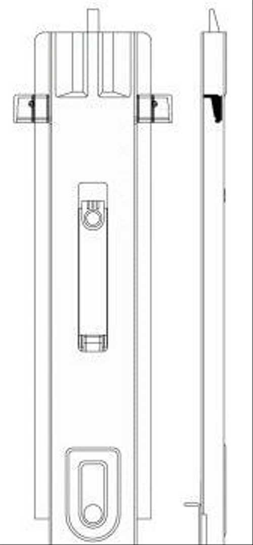 Откидная стойка борта полуприцепа Kogel SN 24