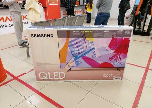 Samsung QE55Q60tauxru новейшая серия qled 2020 год