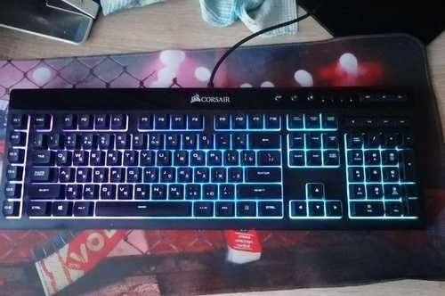 Клавиатура проводная Corsair K55 RGB