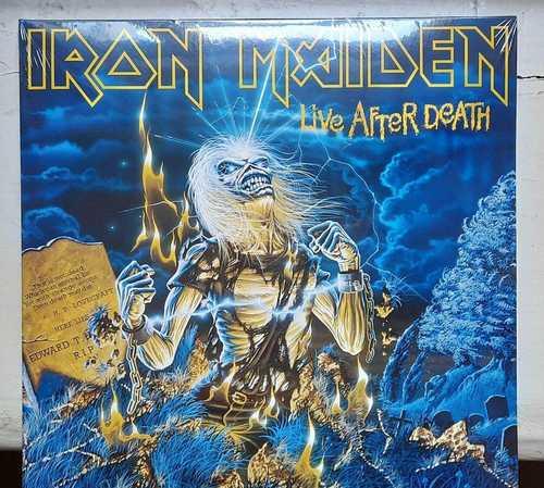 Пластинка винил iron maiden 2 lp live 1985 новый