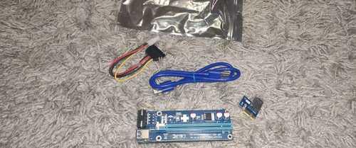 Райзер (Riser) 1x PCI на 16x для видеокарты card