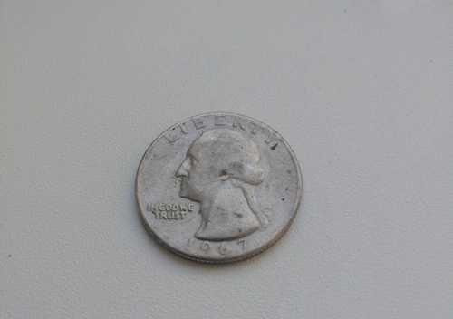 Quarter dollar 1967