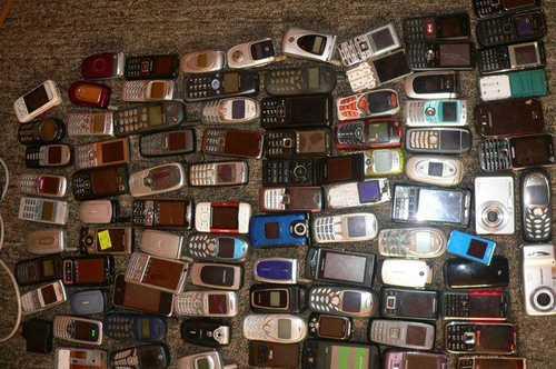 Сотовые телефоны разные бу