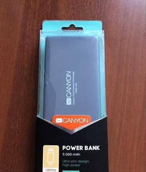 Canyon Power bank 5000 внешний аккумулятор Новый