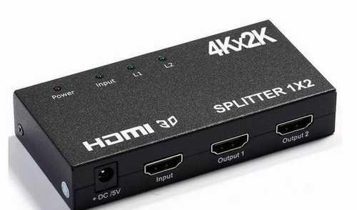 Разветвитель hdmi 1x2 4K