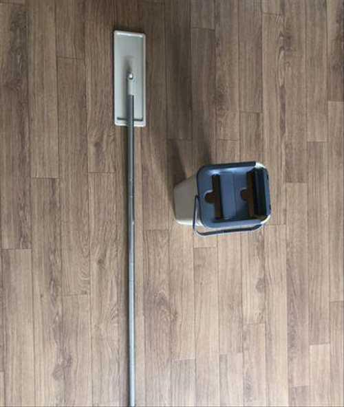 Швабра с отжимом и ведром Smart Mop