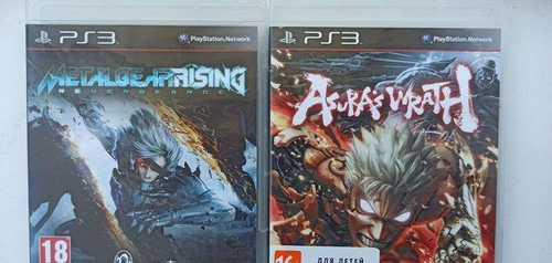 Игры ps3 Asura's Wrath, metal gear rising