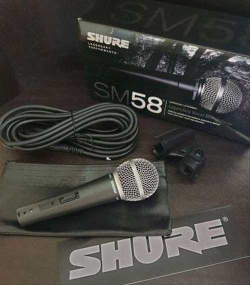 Shure sm58 se новый профессиональный микрофон