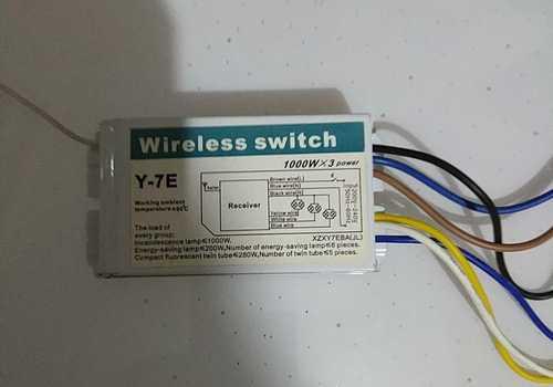 Y 7e wireless switch схема