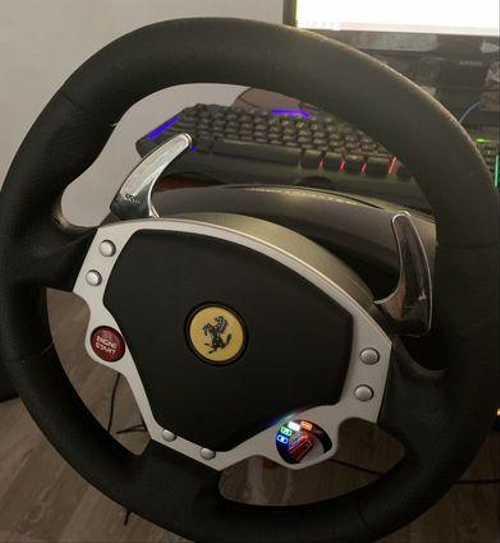Игровой руль ferrari f430 force feedback v.2