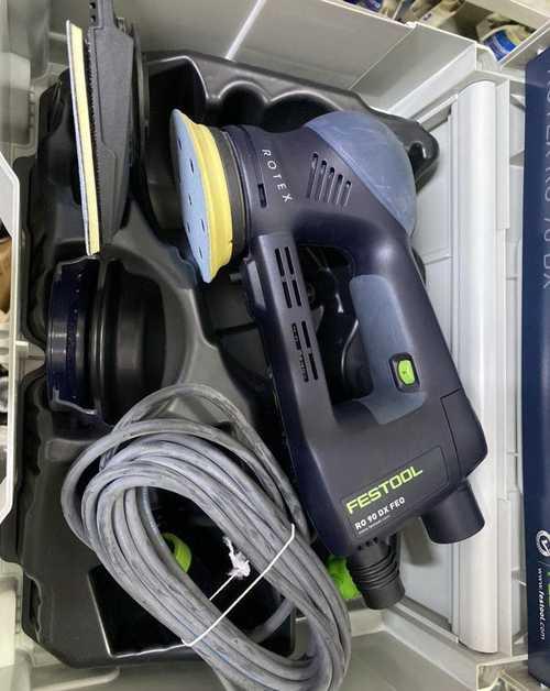 Эксцентриковая шлифмашина festool rotex ro90 dx fe