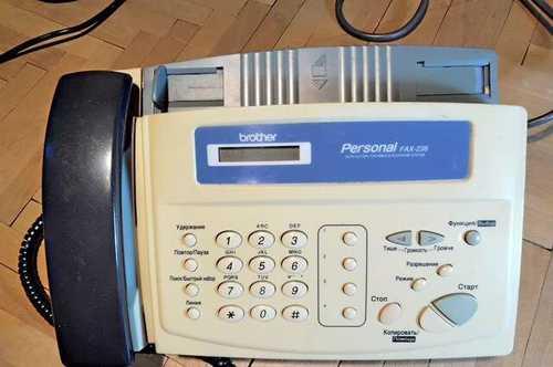 Факс brother personal fax-236