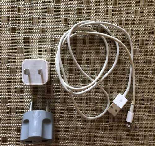 Зарядное устройство Apple Lightning кабель адаптер