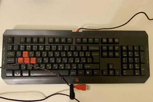 Игровая клавиатура A4tech Bloody Q100, USB, черный