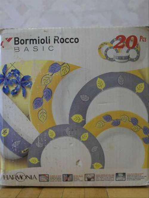 Фарфоровый столовый сервиз Bormioli Rocco Foglie