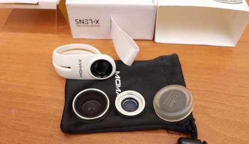 Макро и широкоугольник для смартфона x-lens univer