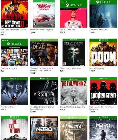Более 66 игр для Xbox One