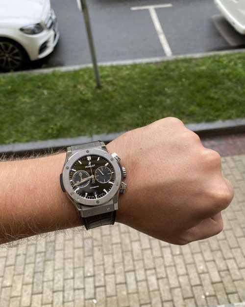 Hublot Classic Fusion Chronograph 45mm Green Festimaru Мониторинг