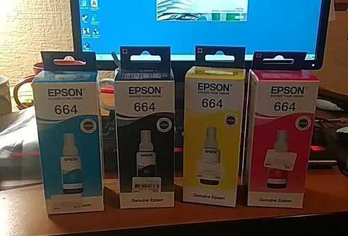 Чернила для струйных принтеров Epson