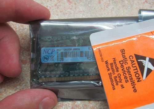 Новая 2x512Mb DDR2 667Mhz PC2-5300 ncpt6audr-30M26